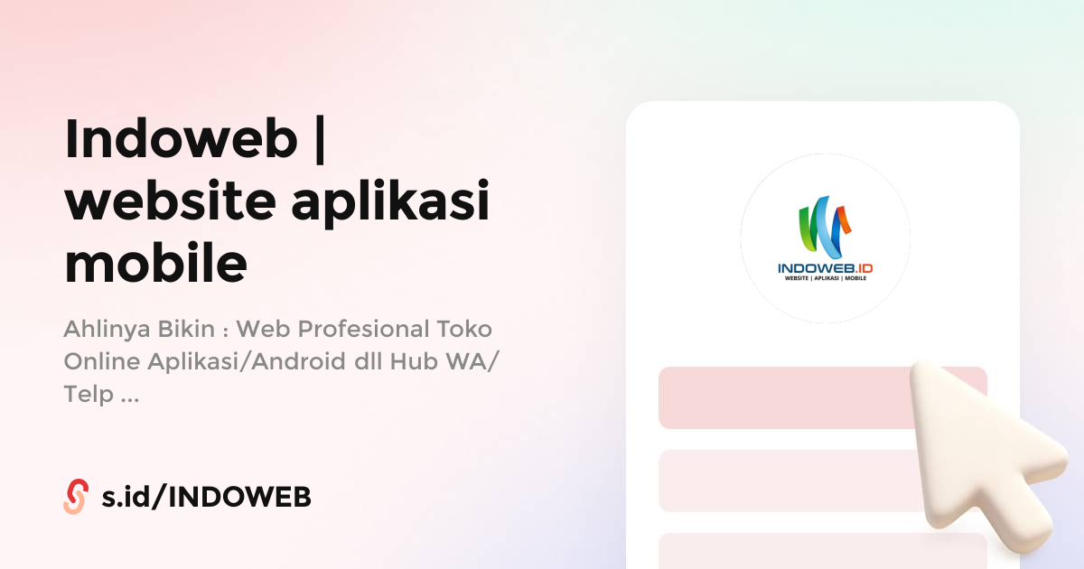 Indoweb | website aplikasi mobile