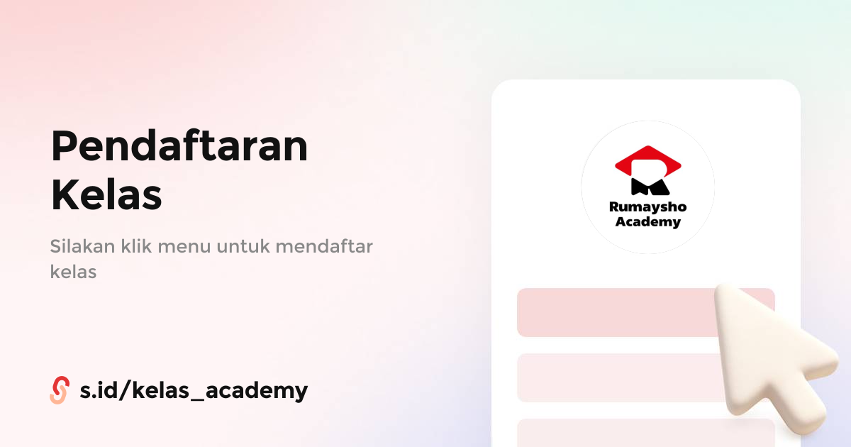 Pendaftaran Kelas